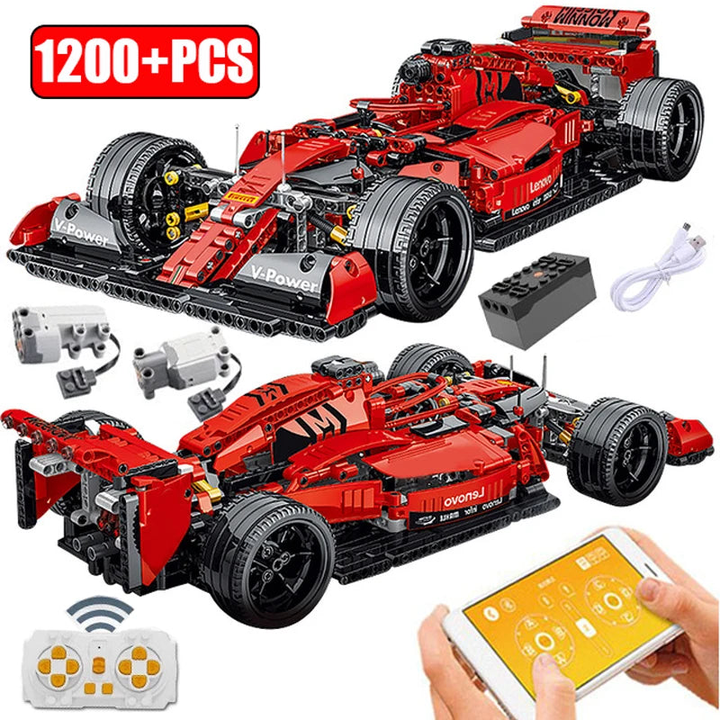 City Technical Formula F1 Racing Car Building Blocks – Super Speed Veh
