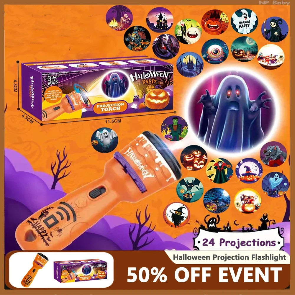 Act Now and Order This Halloween Flashlight Projector Toy for Fun!