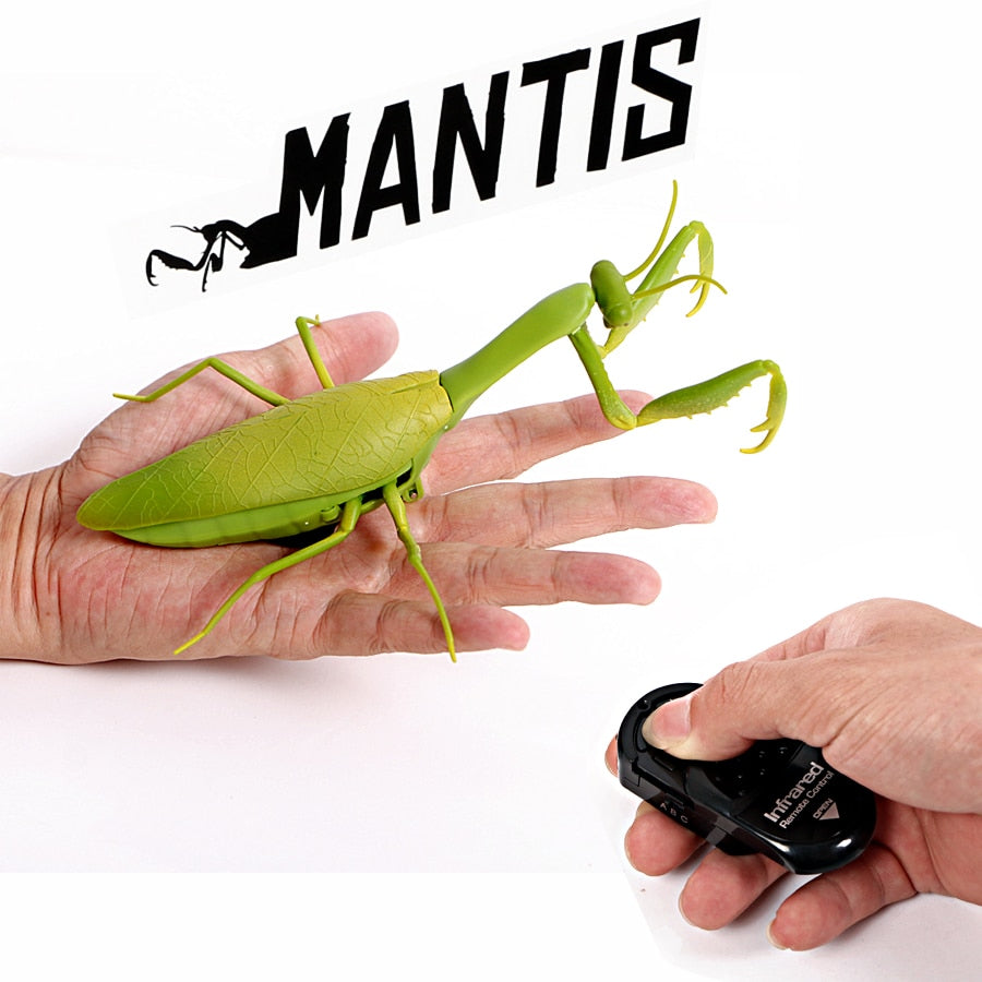 Electric Infrared Remote Control Simulate Mantis Shape Prank Toy For K